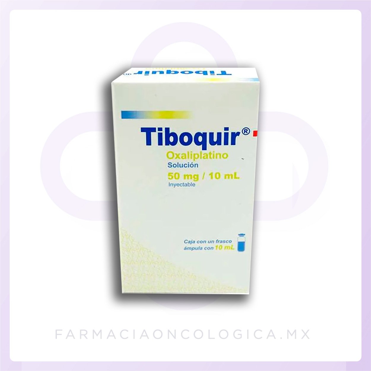 Tiboquir Oxaliplatino 50mg/10mL solución inyectable. Ulsa Tech ...