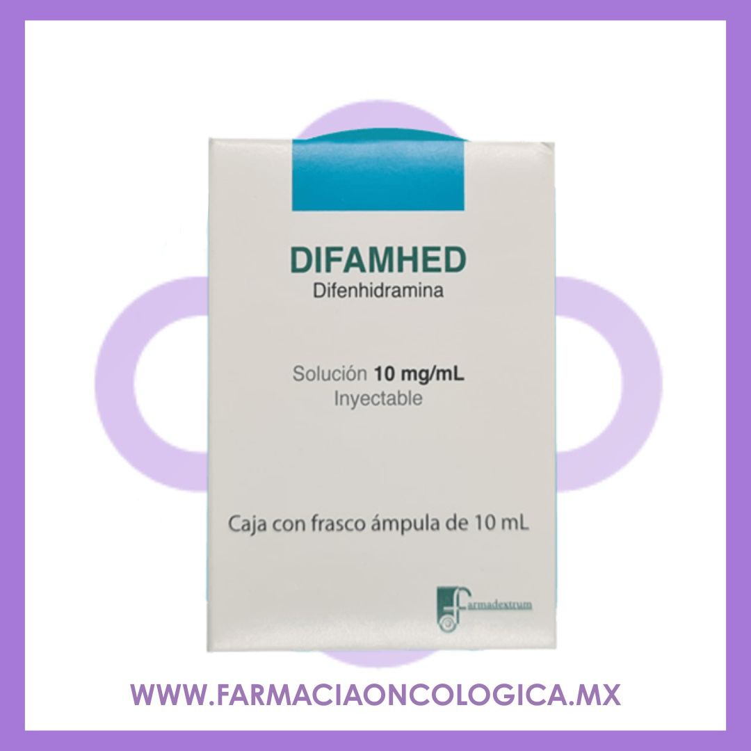 Difamhed Difenhidramina 10 Mg Solución Inyectable. Farmadextrum ...